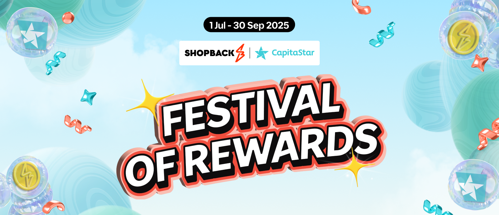 Festival of Rewards at CapitaLand Malls with ShopBack